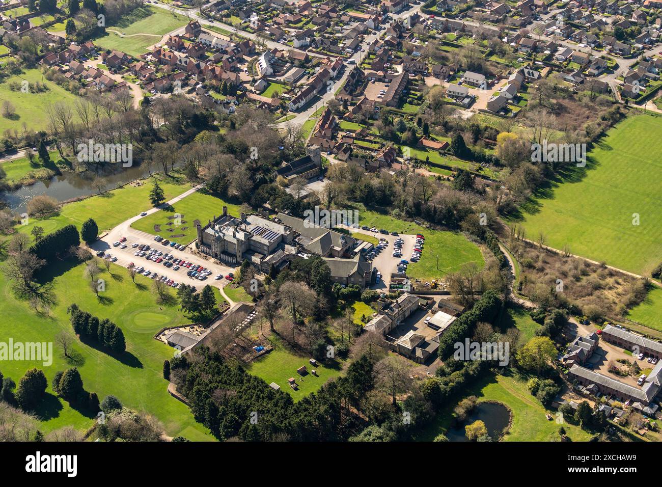 aerial photo of cave castle taken from 1500 feet Stock Photo - Alamy
