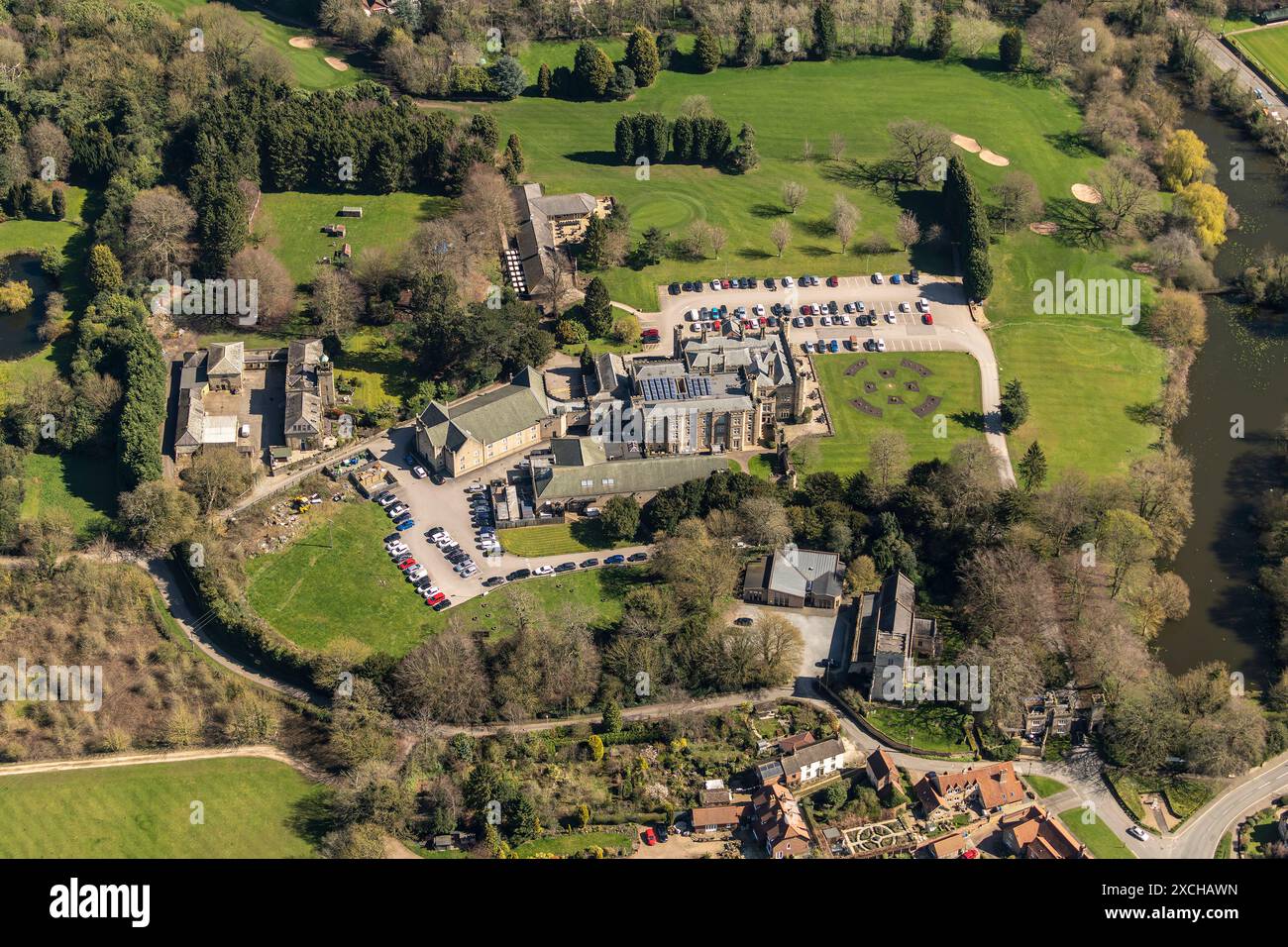 aerial photo of cave castle taken from 1500 feet Stock Photo - Alamy