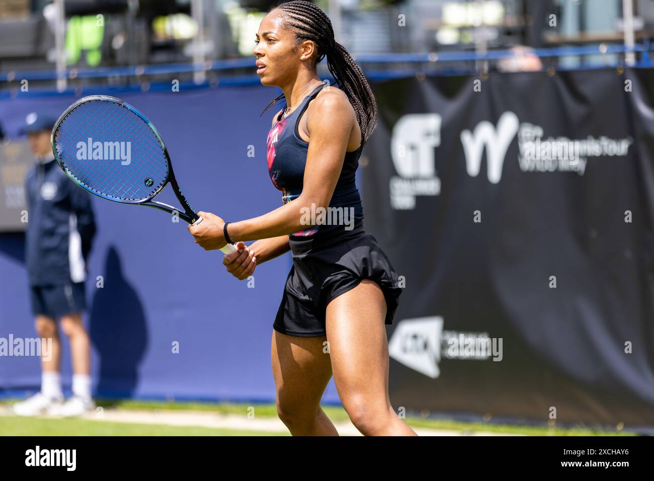 Ilkley, United Kingdom, 17 June 2024, Maya Joint VS Lauryn John ...