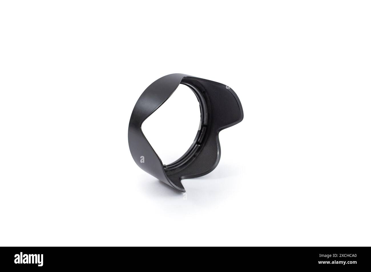 Photography lens hood isolated on white Stock Photo - Alamy