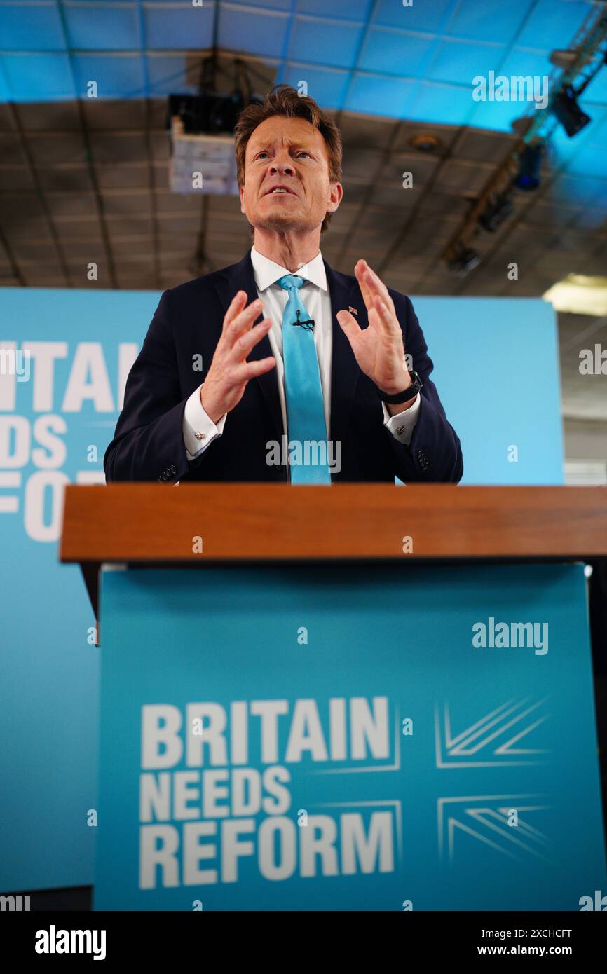 Reform UK chairman Richard Tice launches 'Our Contract with You' in ...