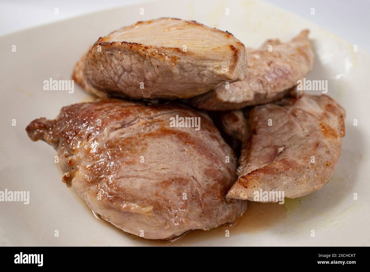 Pork meat pile, soft focus close up Stock Photo - Alamy