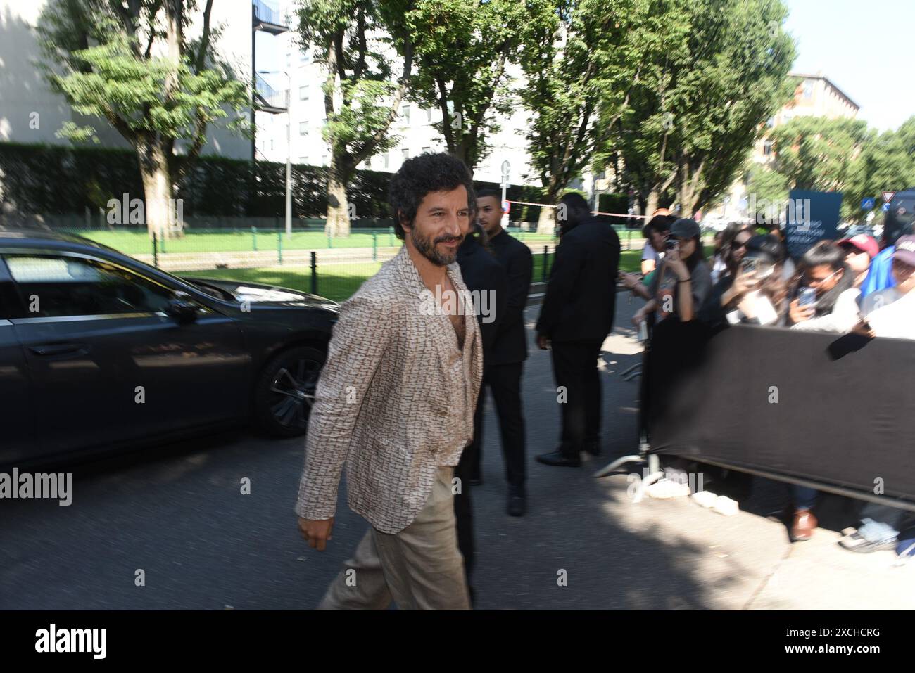 Milan, Italy. 17th June, 2024. Italian actor FRANCESCO SCIANNA arrives ...
