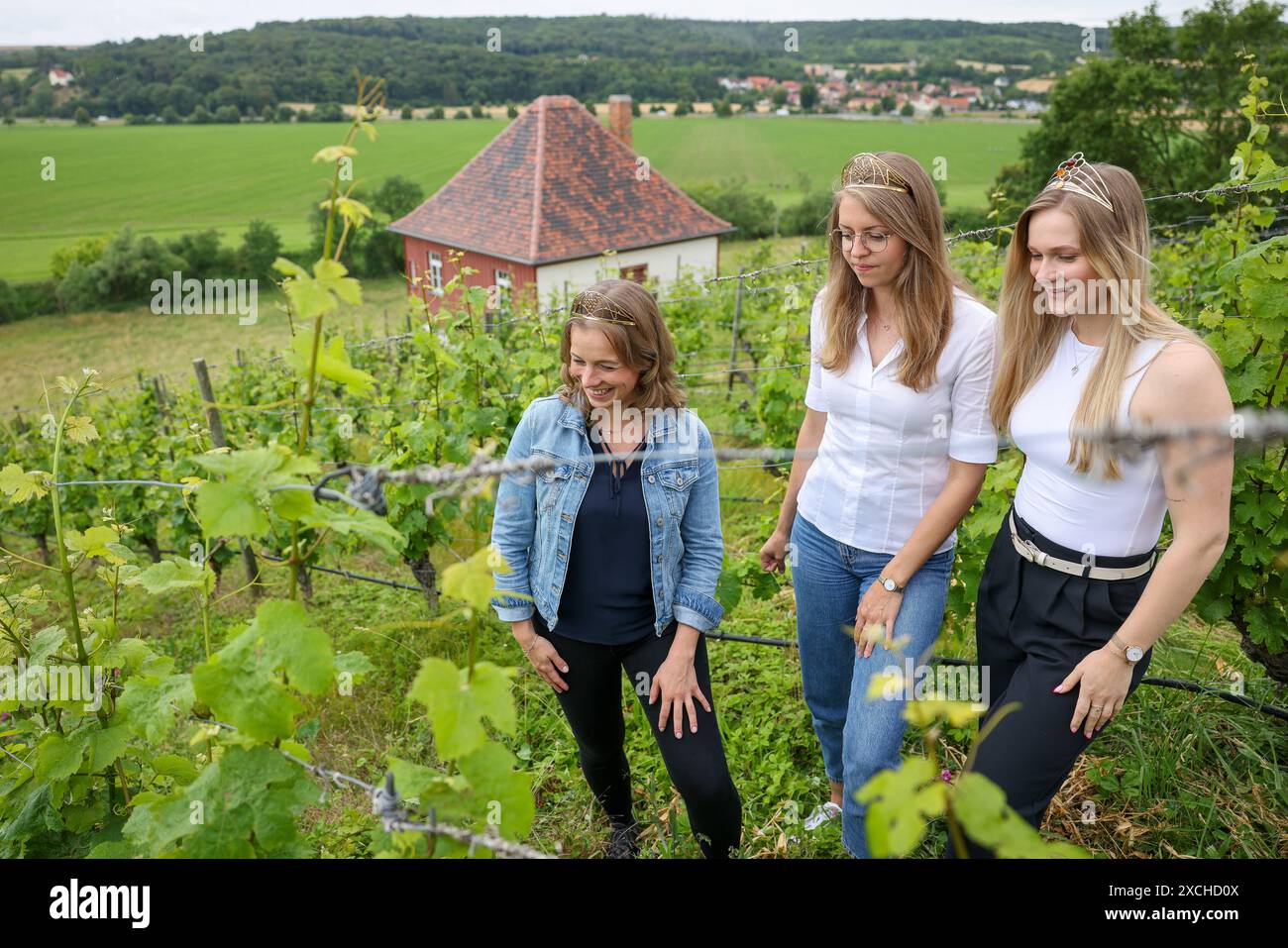 17 June 2024, Saxony-Anhalt, Freyburg (Unstrut): Jessica Himmelsbach ...