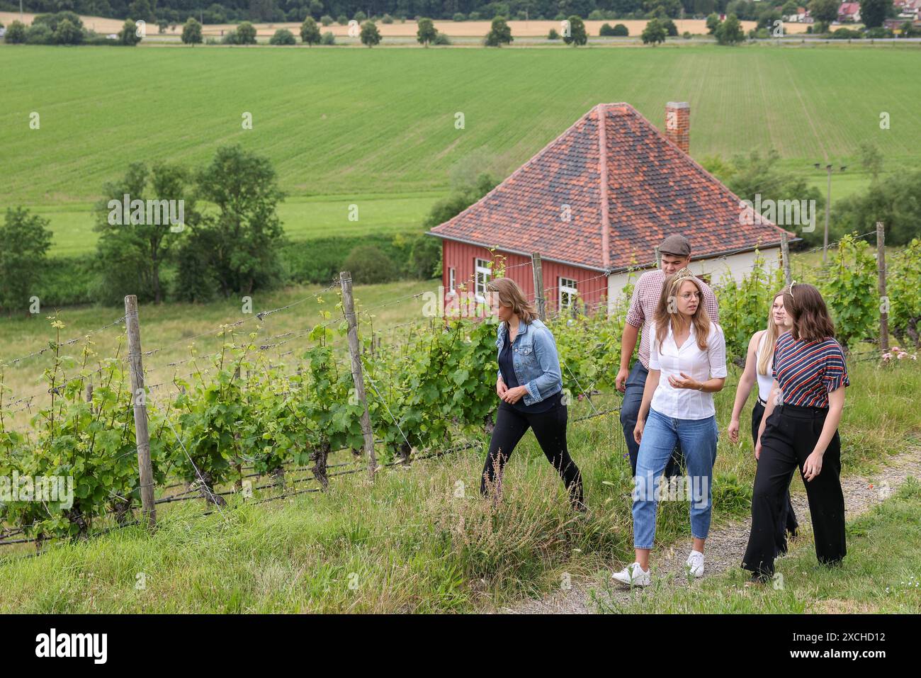 17 June 2024, Saxony-Anhalt, Freyburg (Unstrut): Jessica Himmelsbach ...