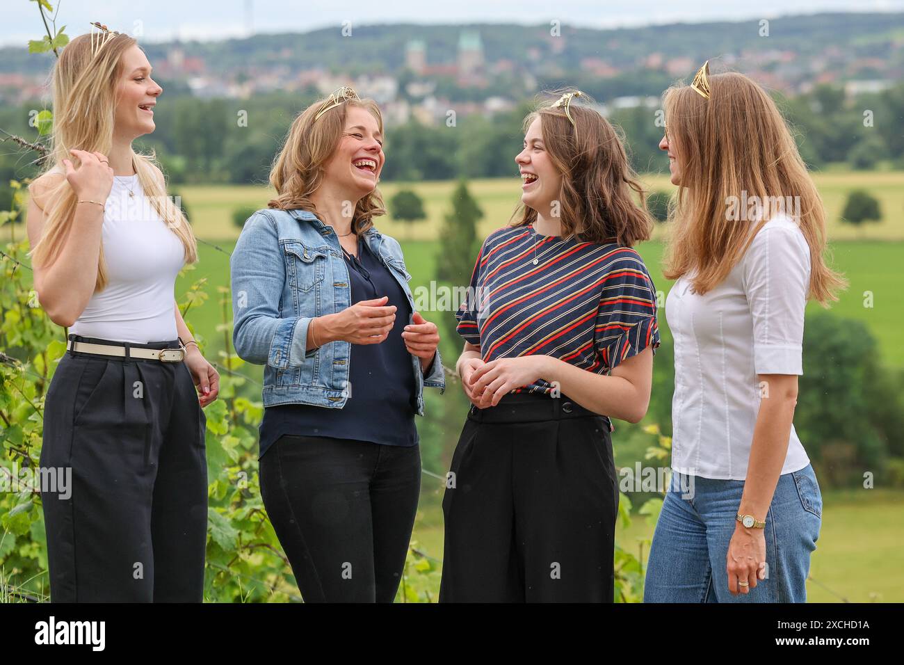 17 June 2024, Saxony-Anhalt, Freyburg (Unstrut): Lea Blumenthal, Wine ...