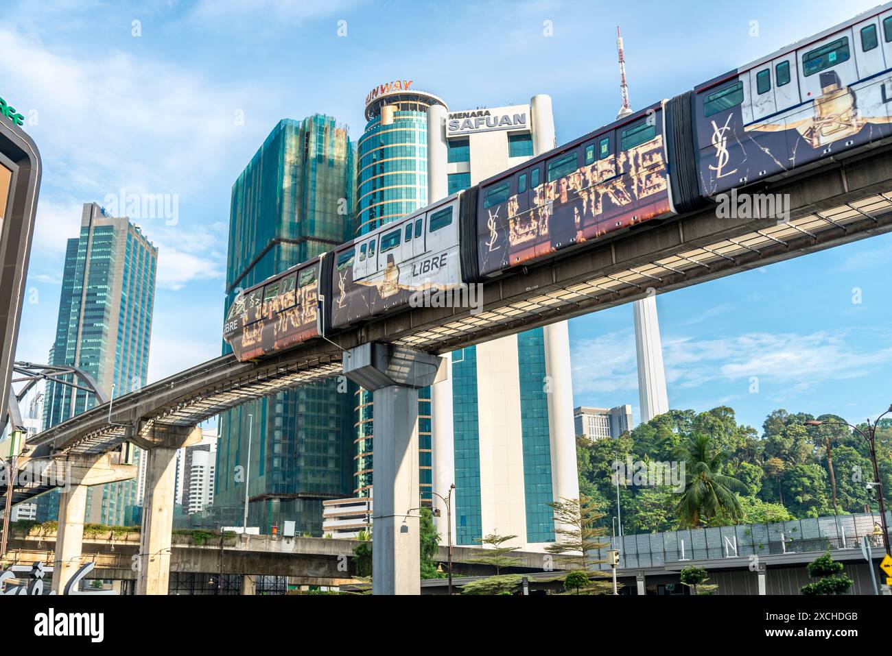 Kuala Lumpur,Malaysia April 20 2023:A modern,efficient integrated ...