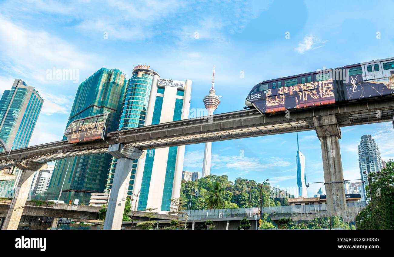 Kuala Lumpur,Malaysia April 20 2023:A modern,efficient integrated ...