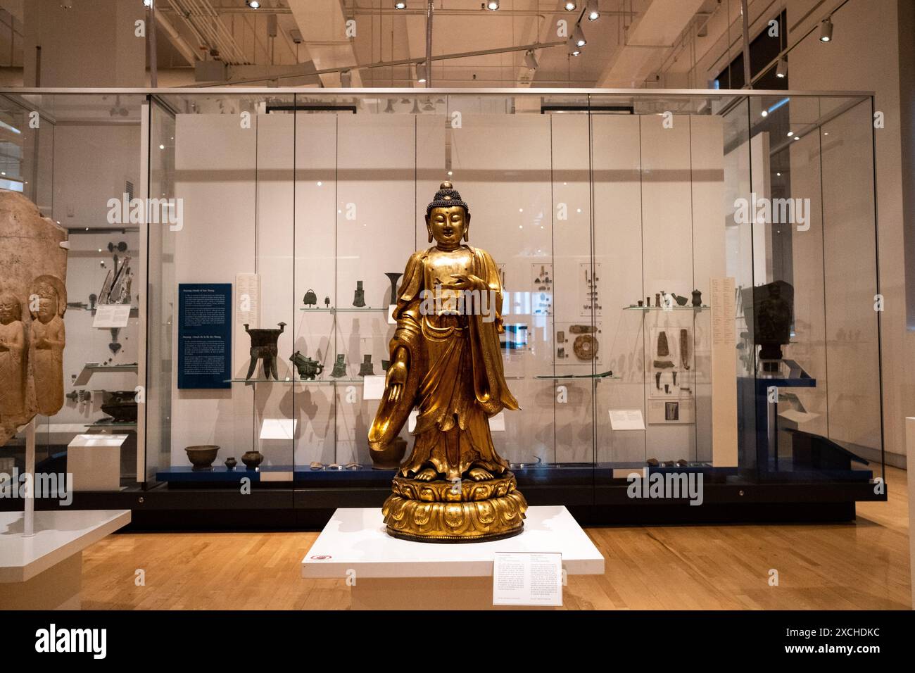 Buddha status in Chinese art at the East Asia Gallery at the Royal ...