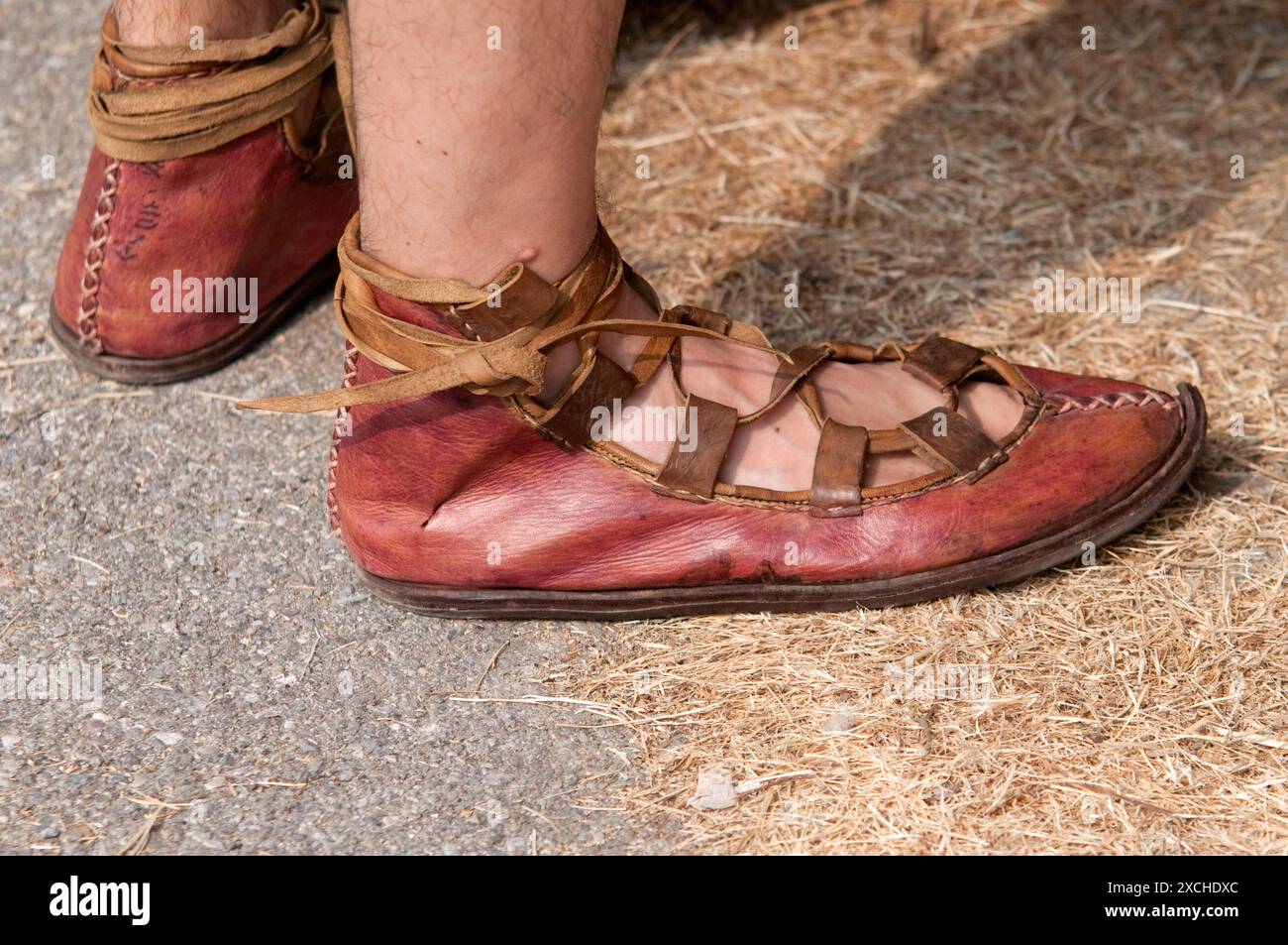 Italy, Lombardys, Shoes or Sandal Which Was Worn by Roman Legionary ...