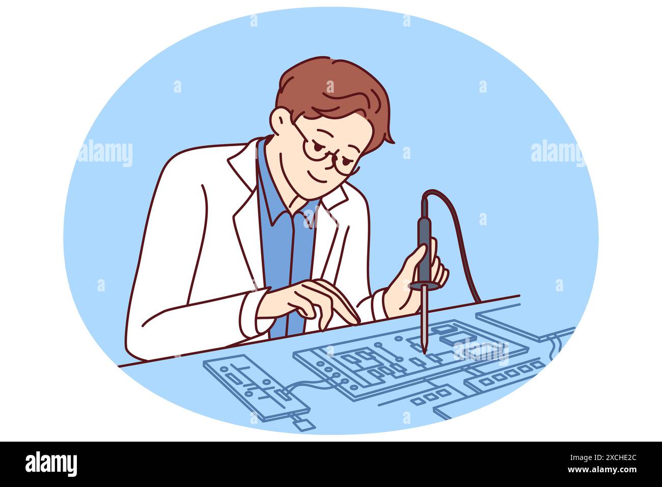 Technical master soldering parts hi-res stock photography and images ...