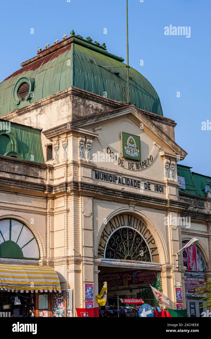 Mozambique, Maputo, Maputo Cidade, Baixa, Mercado central, Detail of ...