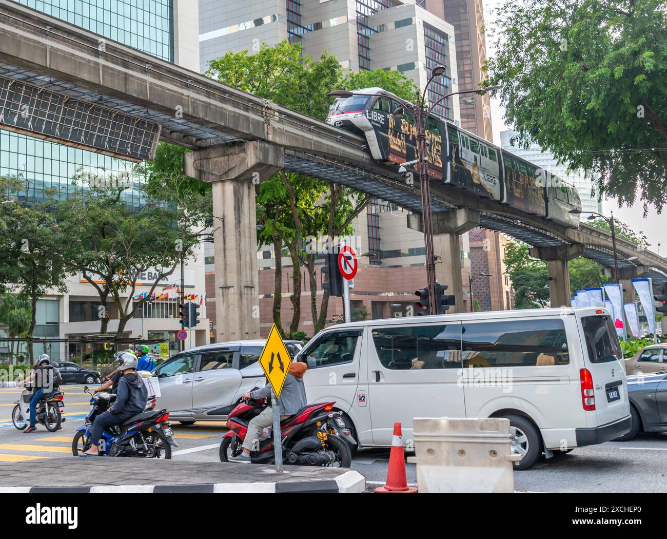 Kuala Lumpur,Malaysia April 20 2023:A modern,efficient integrated ...