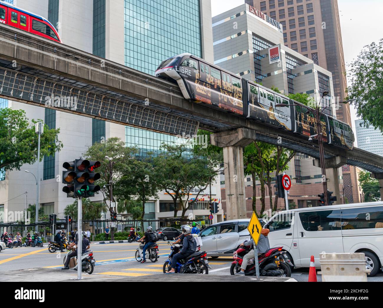 Kuala Lumpur,Malaysia April 20 2023:A modern,efficient integrated ...
