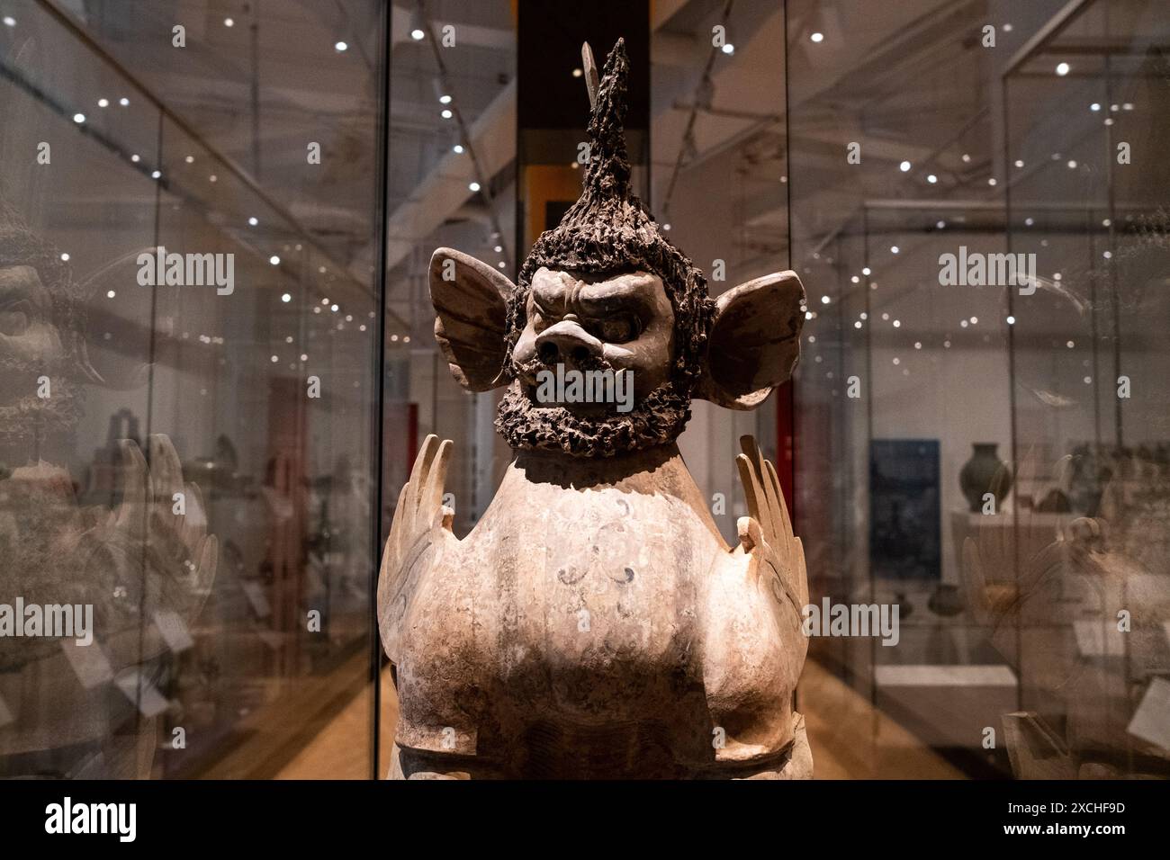 Chinese artwork at the East Asia Gallery at the Royal Ontario Museum ...