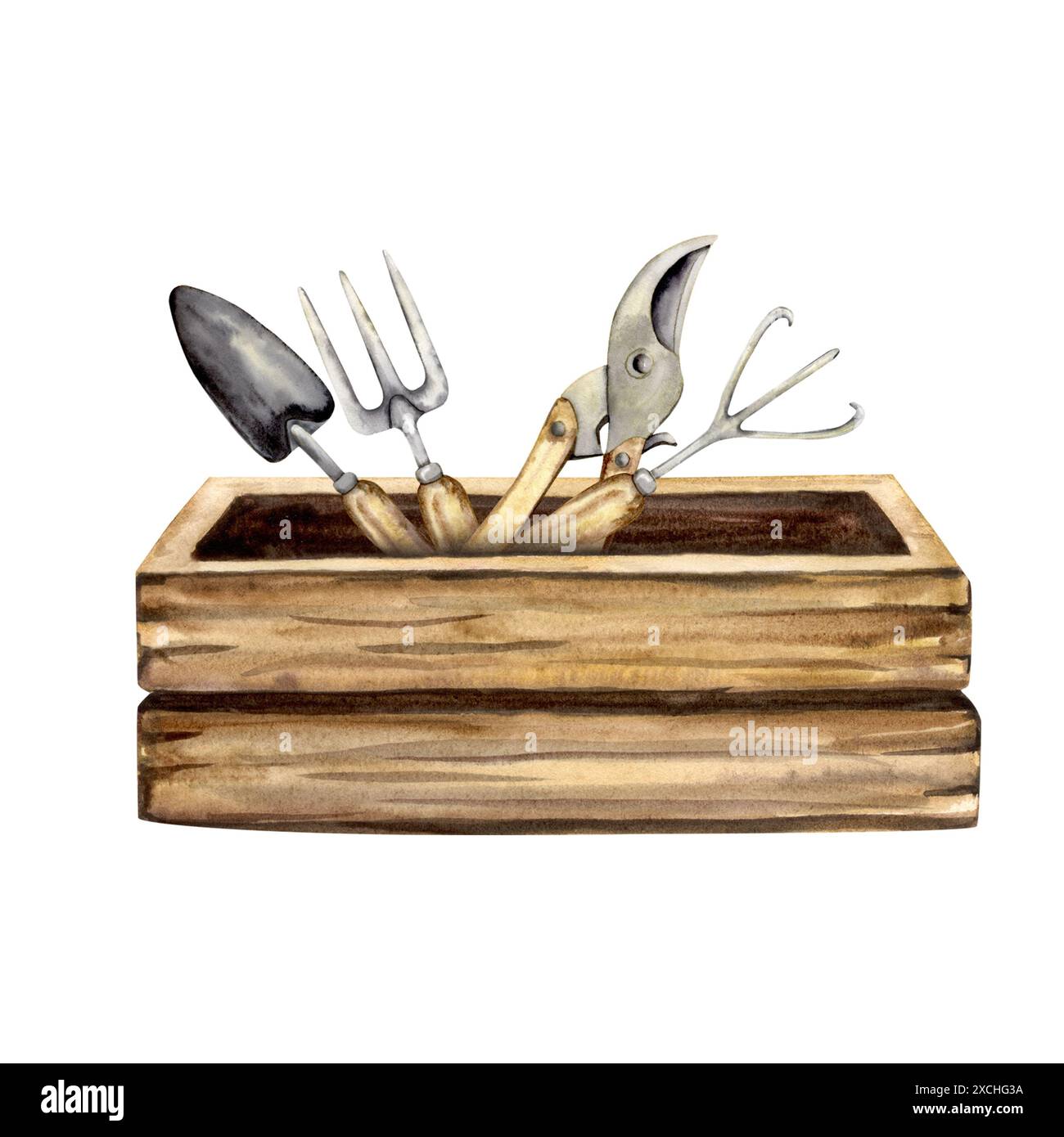 Country garden rustic Cut Out Stock Images & Pictures - Alamy