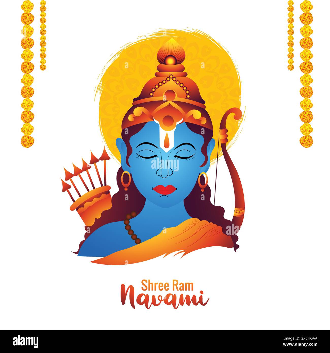 Shri ram navami Stock Vector Images - Alamy