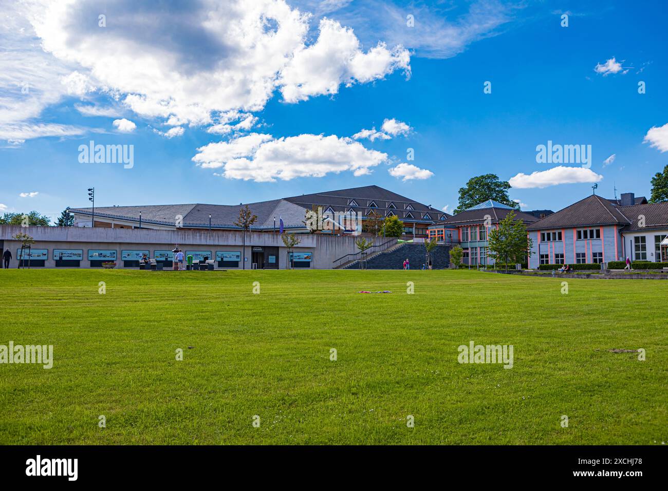 OBERHOF, THURINGIA, GERMANY - CIRCA JUNE 2024: The Stadtpark of Oberhof ...