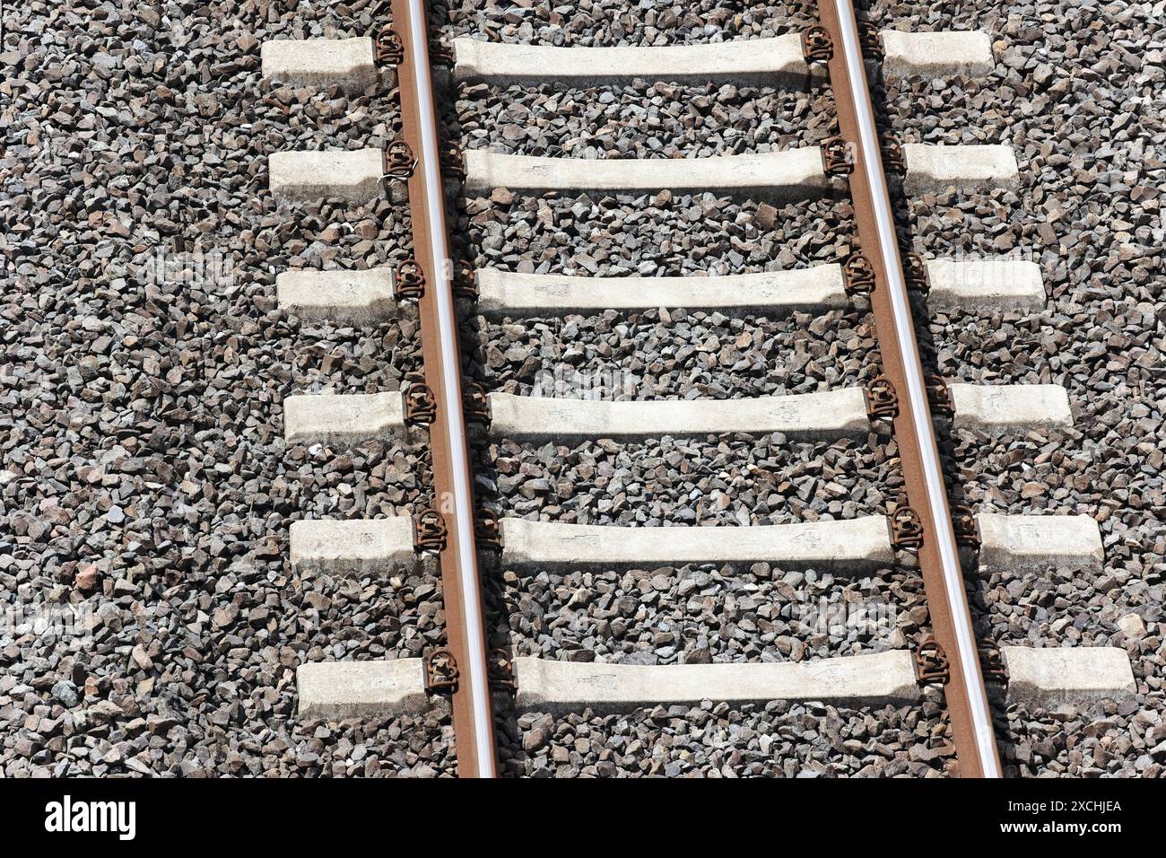 Gleisanlagen für Züge Gleise der Deutschen Bahn in der Aufsicht ...