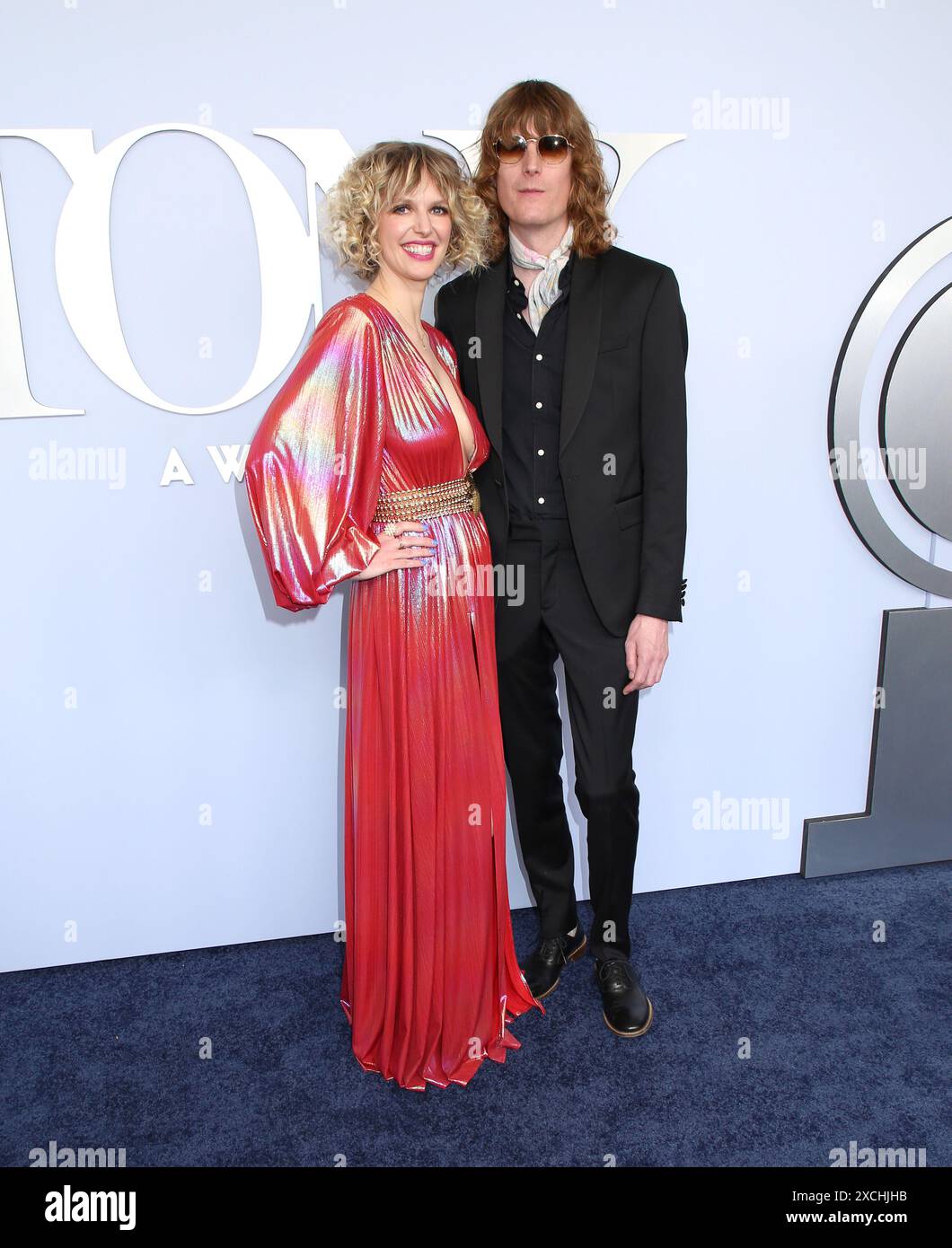 Lavinia Jones Wright and Justin Craig attending the 77th Annual Tony ...