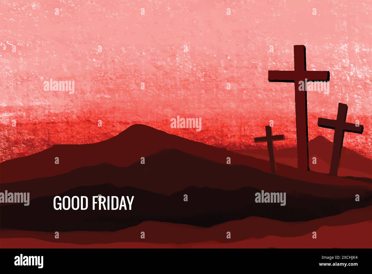 Good friday banner and poster christian holiday background Stock Vector ...
