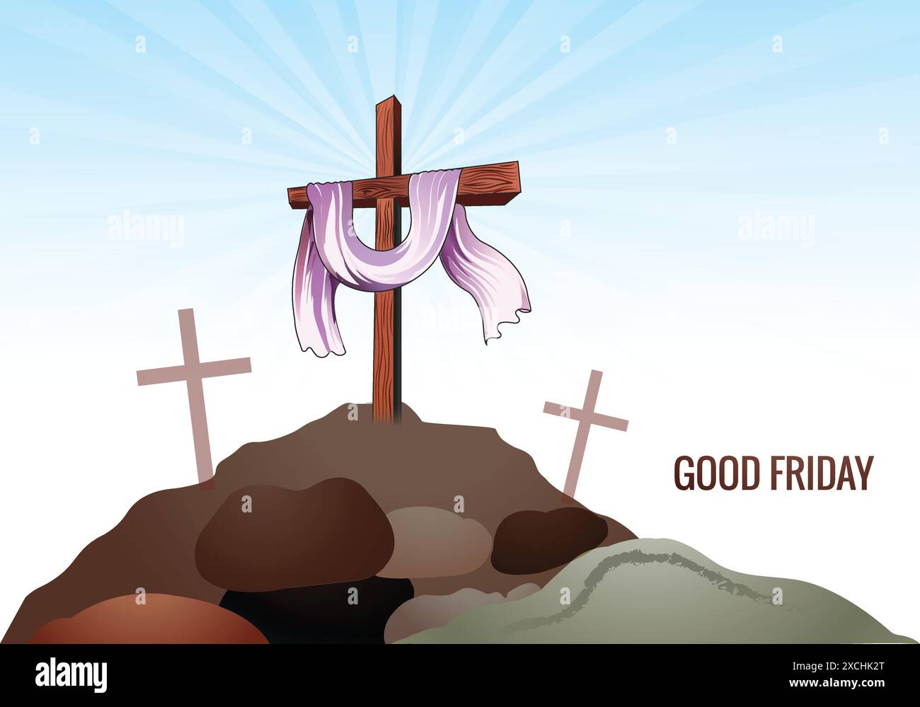 Good friday peace of holy week celebration card background Stock Vector ...