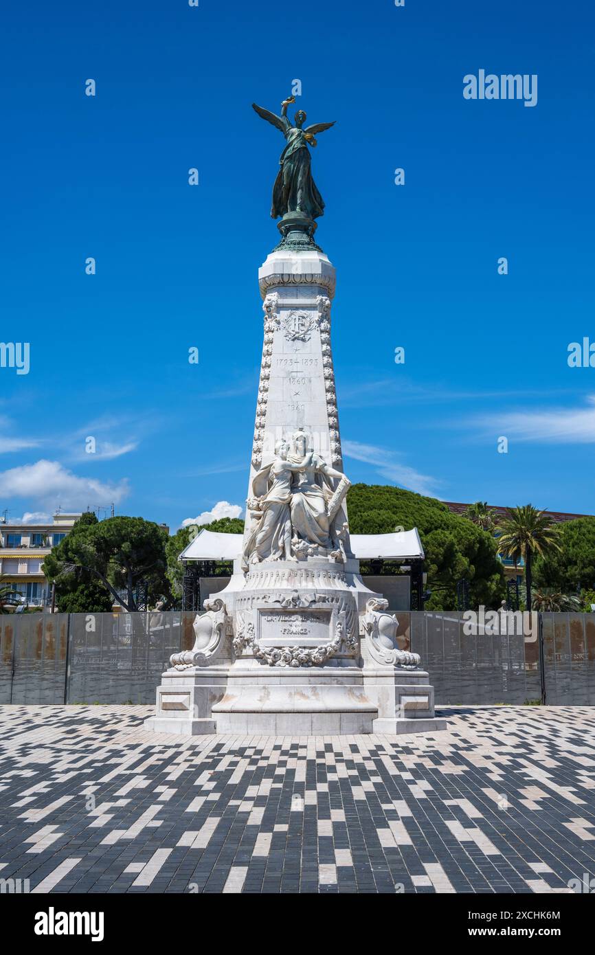Monument du Centenaire (Centenary Monument) on Promenade des Anglais on ...