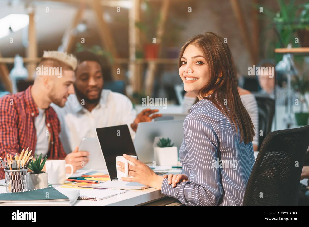 Young Professionals Collaborating in Modern Office During Daytime Stock ...