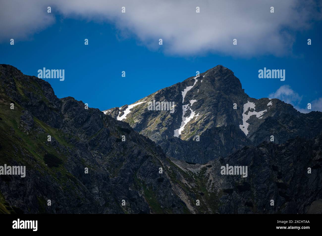 The Mount Krivan. Tatra National Park, Slovakia Stock Photo - Alamy