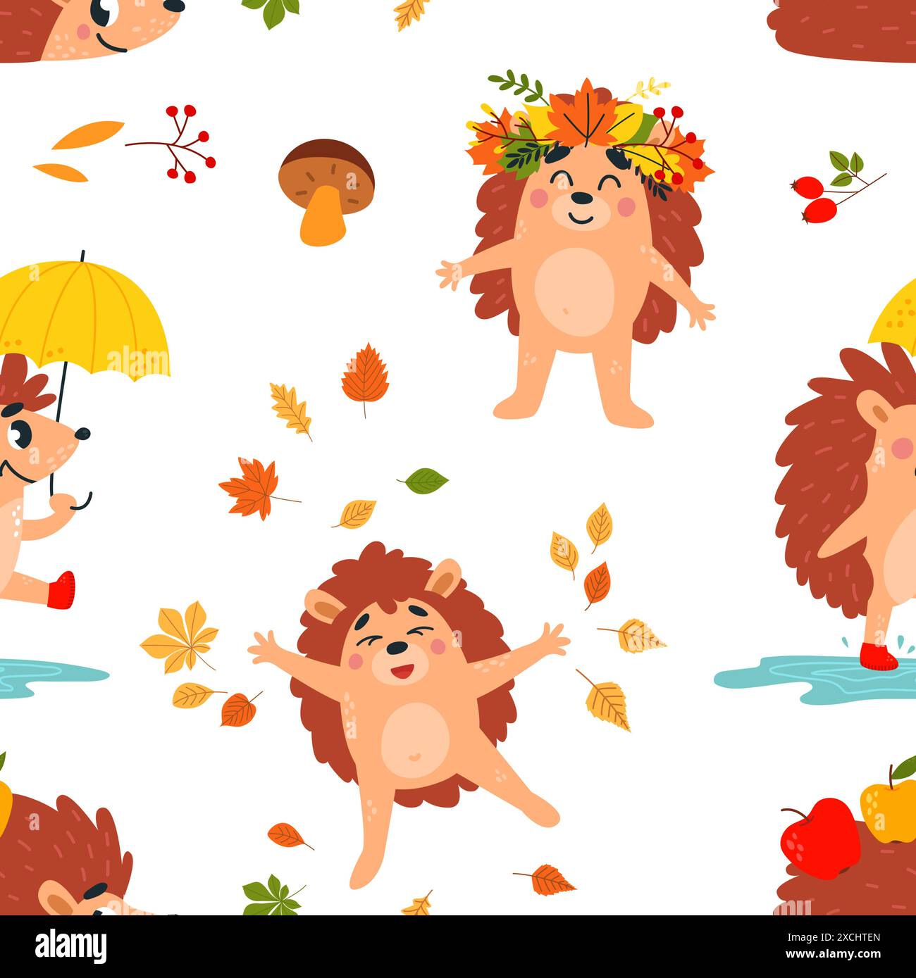 Wood hedgehogs mushroom Stock Vector Images - Alamy