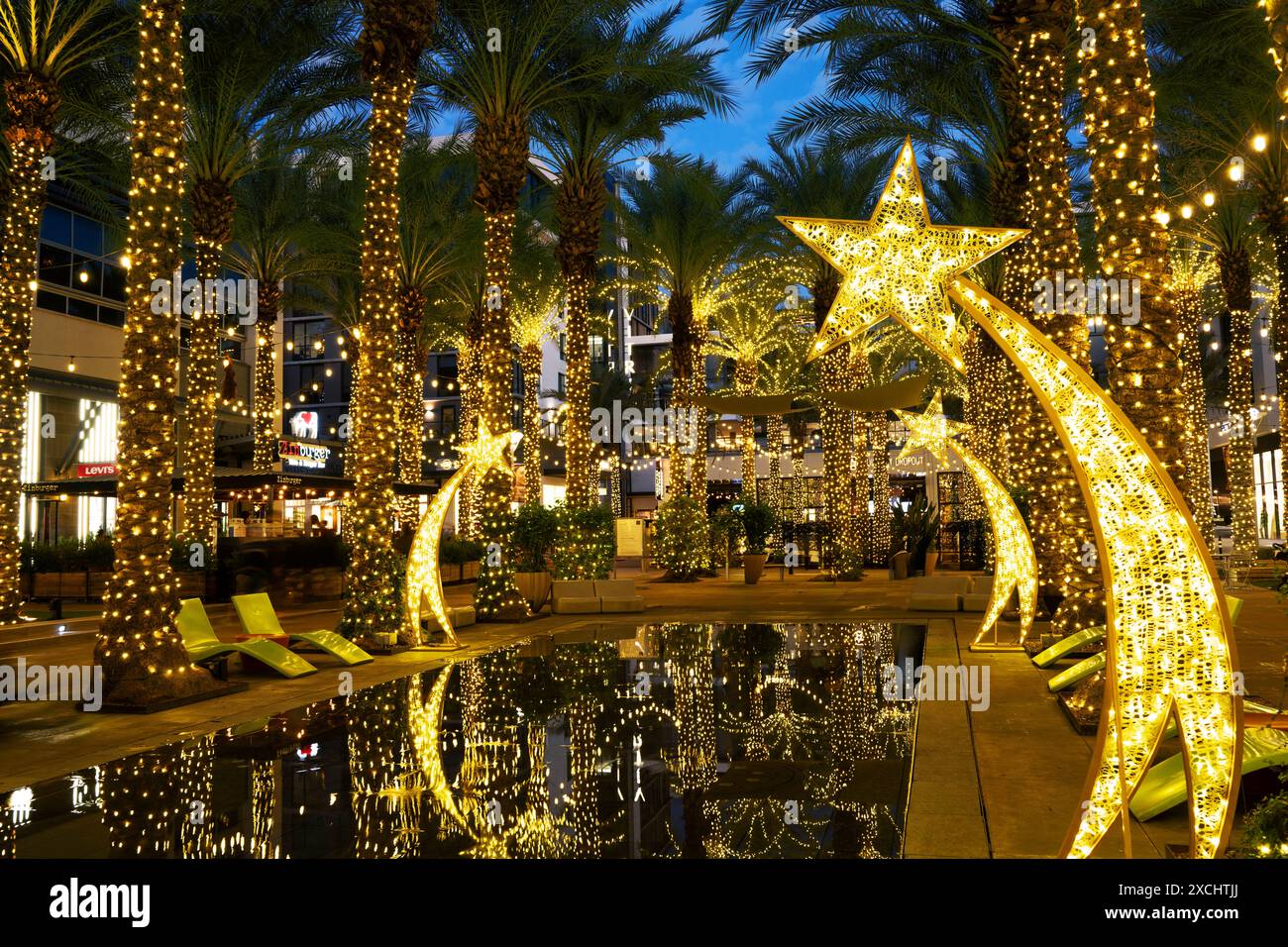 Christmas lights in Scottsdale, Arizona Stock Photo - Alamy