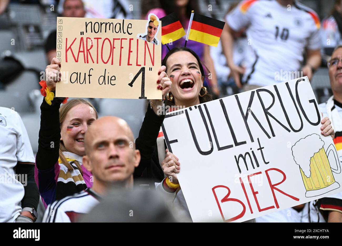 Fussball, Europameisterschaft, EURO 2024, Gruppe A, Allianz Arena ...