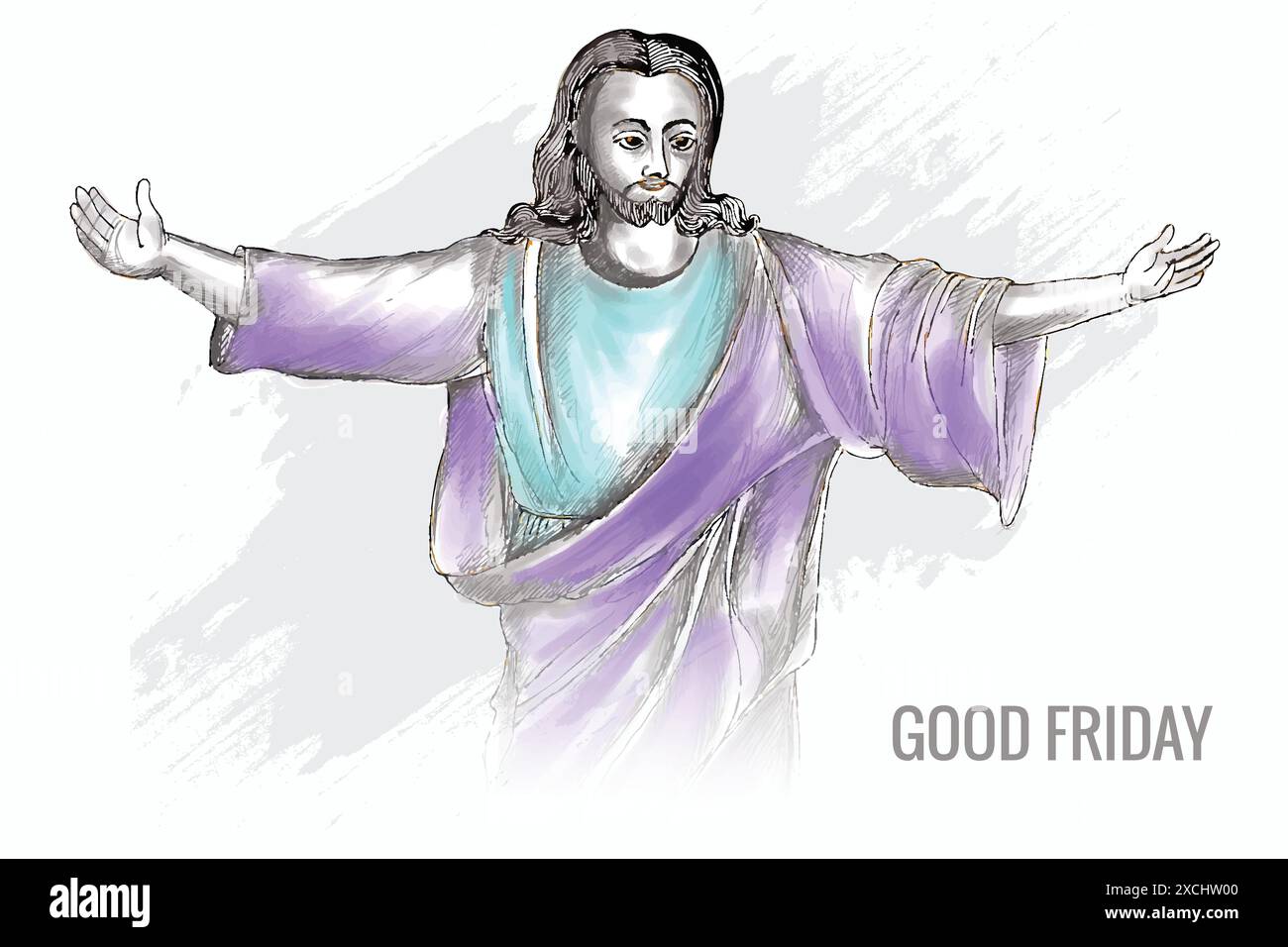 Abstract easter cross crucifixion jesus Cut Out Stock Images & Pictures ...