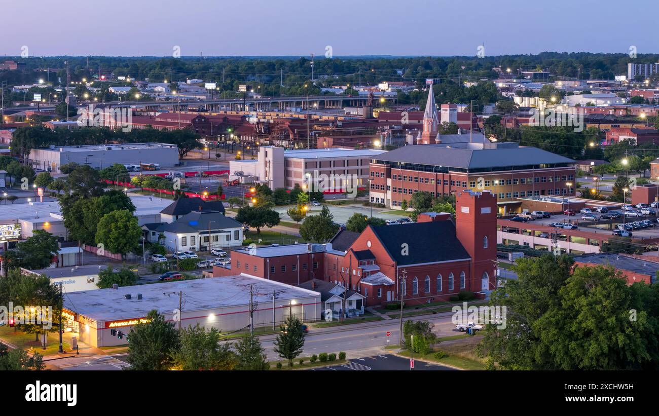 Drone shots over Columbus, Georgia Stock Photo - Alamy