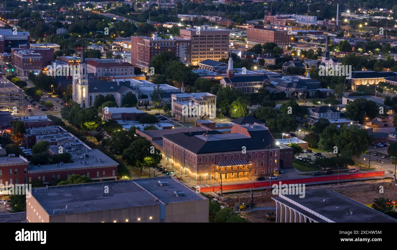 Drone shots over Columbus, Georgia Stock Photo - Alamy