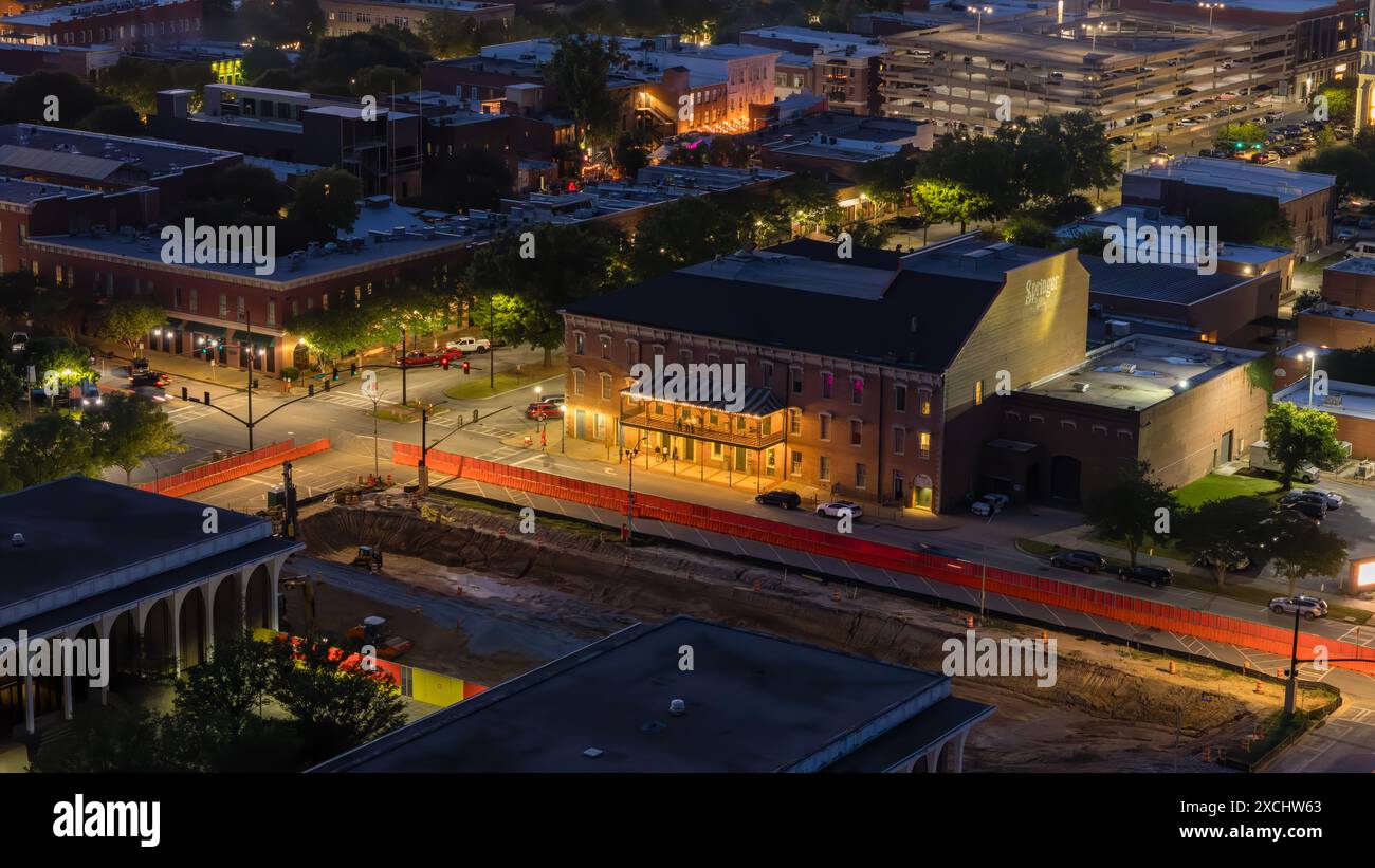 Drone shots over Columbus, Georgia Stock Photo - Alamy