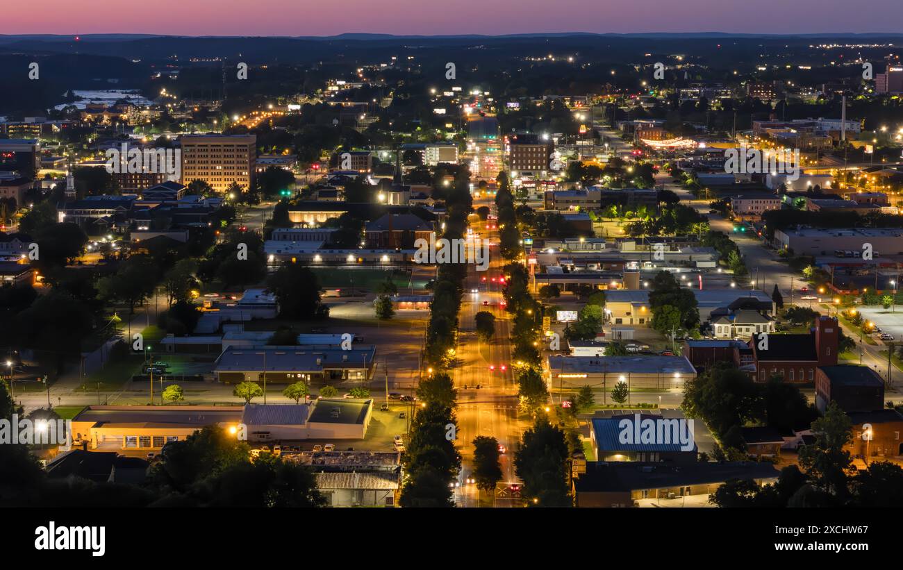 Drone shots over Columbus, Georgia Stock Photo - Alamy