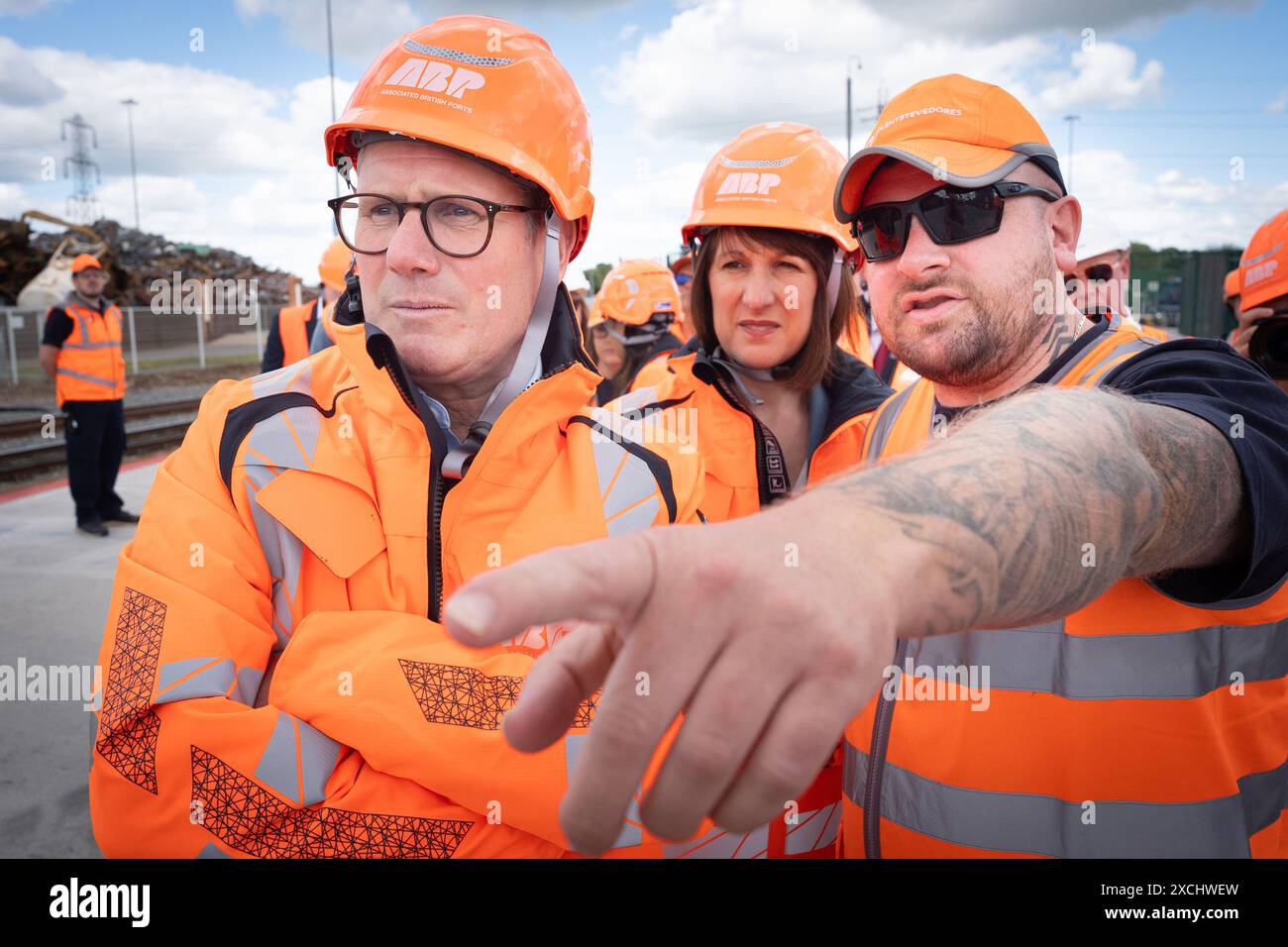 Labour Party leader Sir Keir Starmer and shadow chancellor Rachel ...