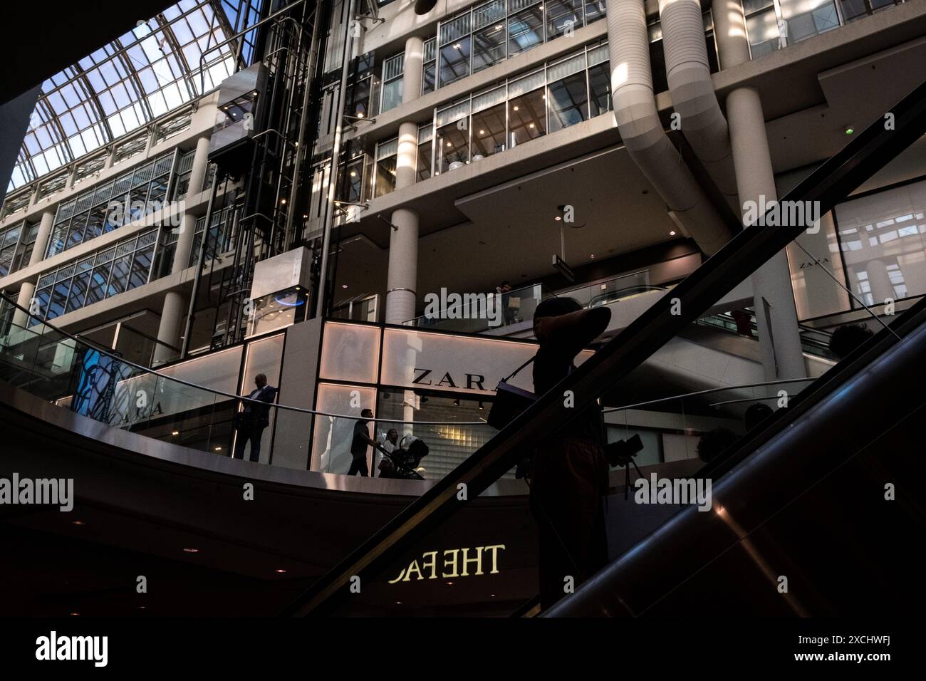 ZARA store at the Toronto Eaton Centre shopping center in Toronto ...