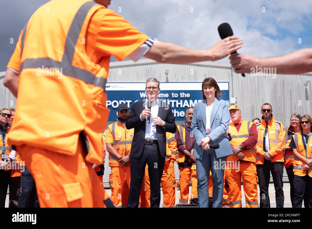 Labour Party leader Sir Keir Starmer and shadow chancellor Rachel ...