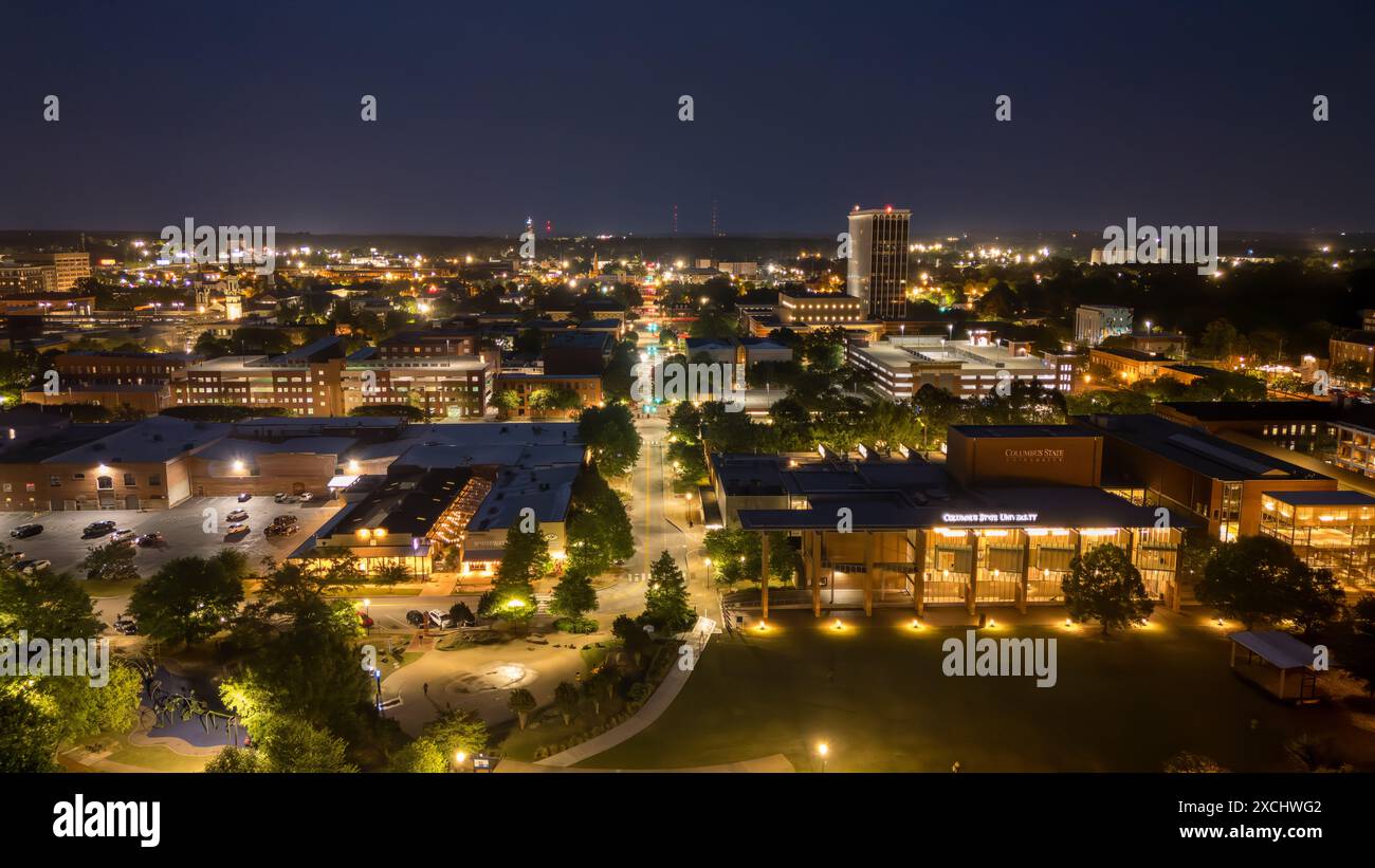 Drone of Columbus, Georgia Stock Photo - Alamy