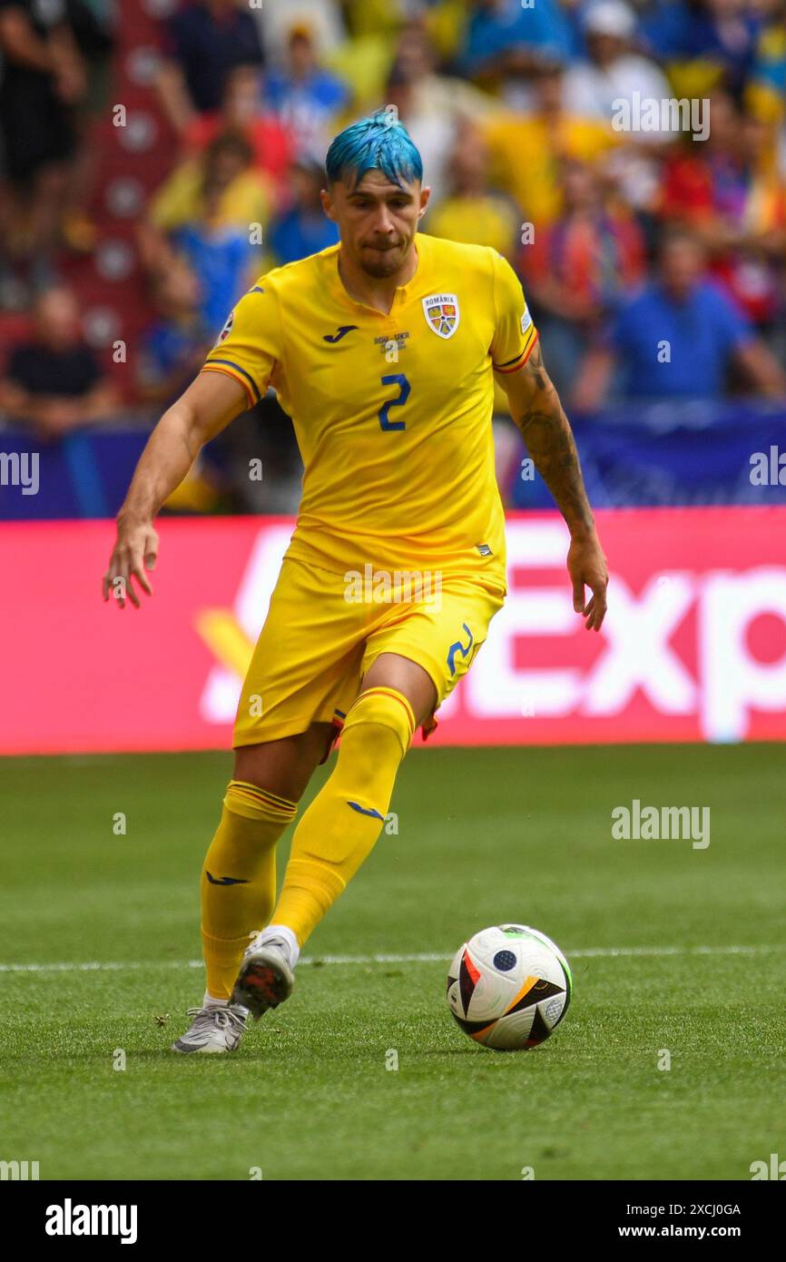 MUNICH, GERMANY - JUNE 17: Andrei Ratiu of Ramania during the UEFA EURO ...