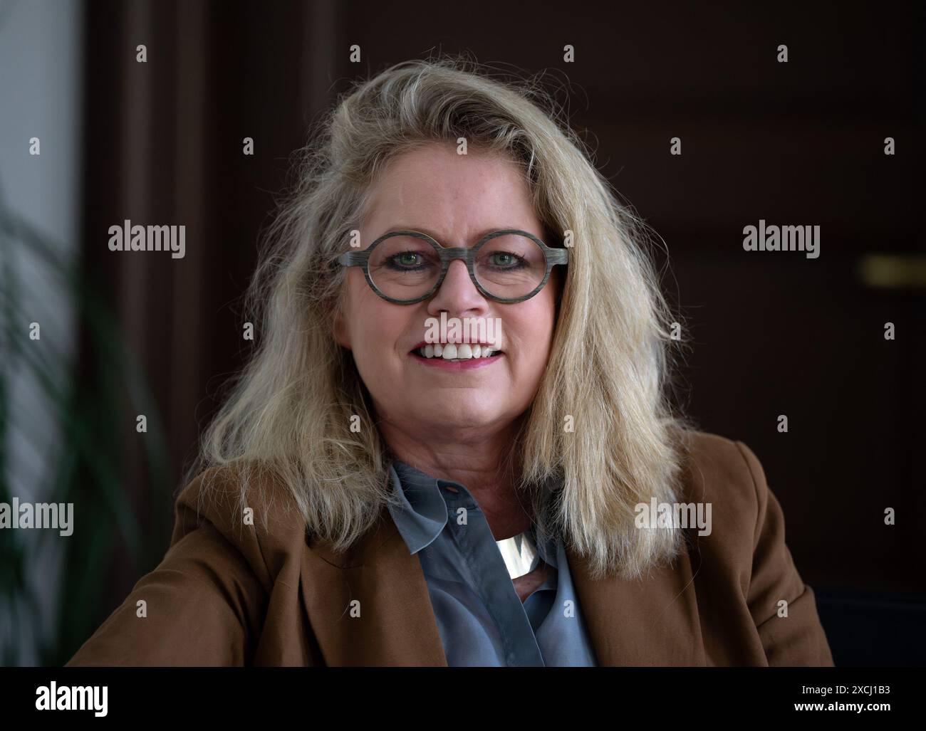 Berlin, Germany. 17th June, 2024. Ute Bonde (CDU), Senator for Mobility ...