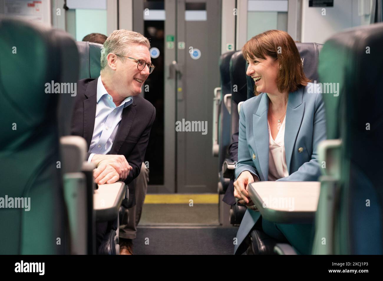 Labour Party leader Sir Keir Starmer and shadow chancellor Rachel ...