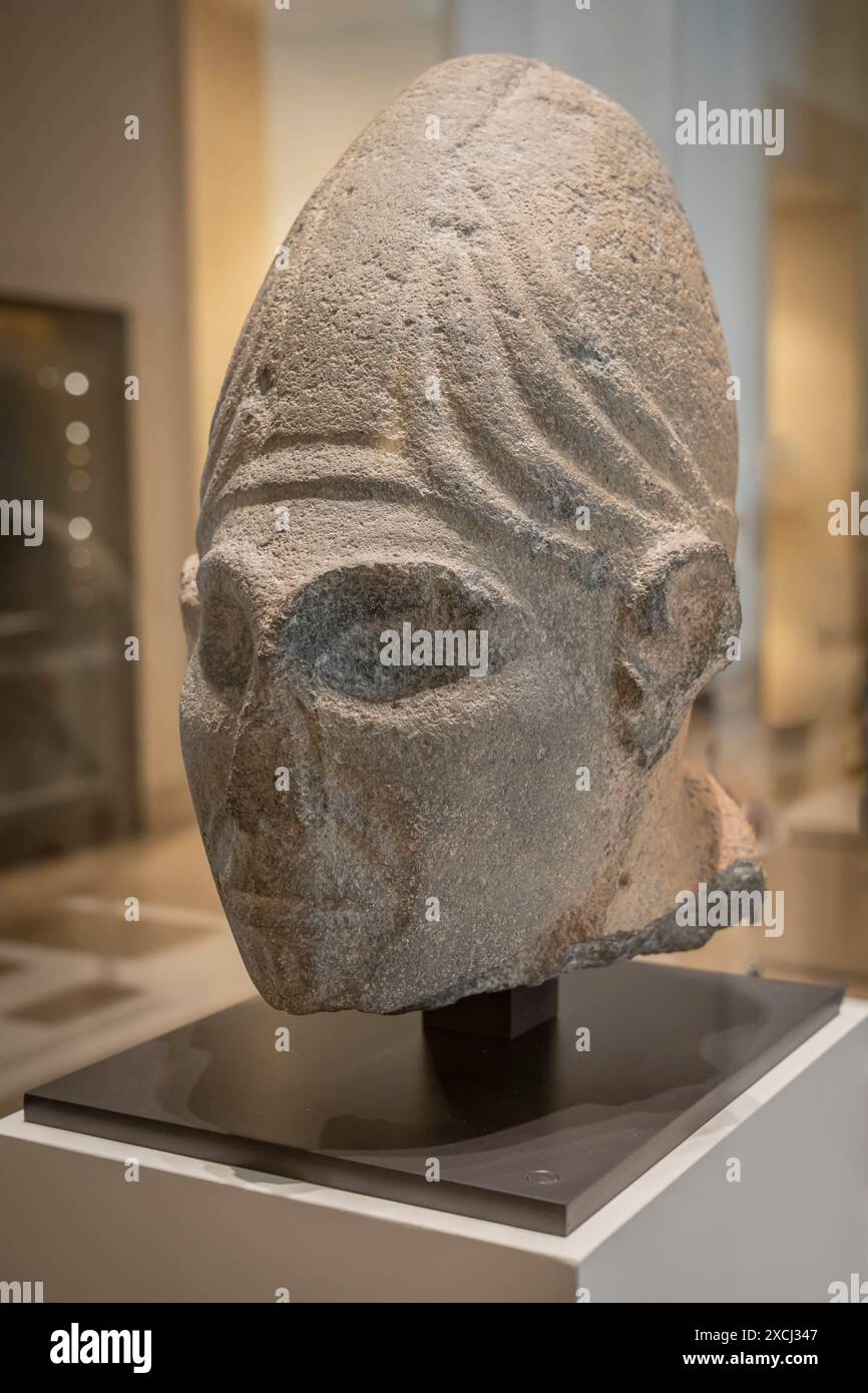 Paris, France - 06 14 2024: Le Louvre Museum. The world of the Amorites ...