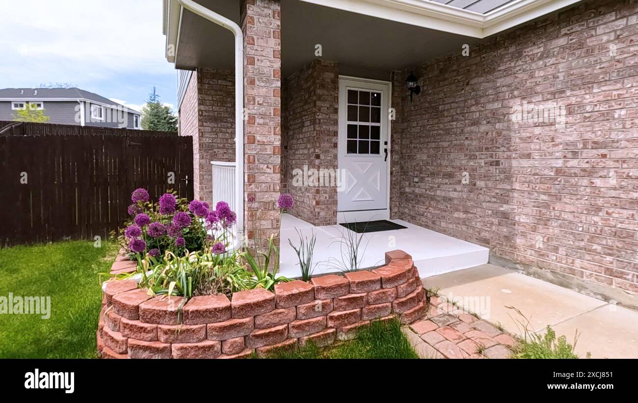Front porch charming brick house hi-res stock photography and images ...