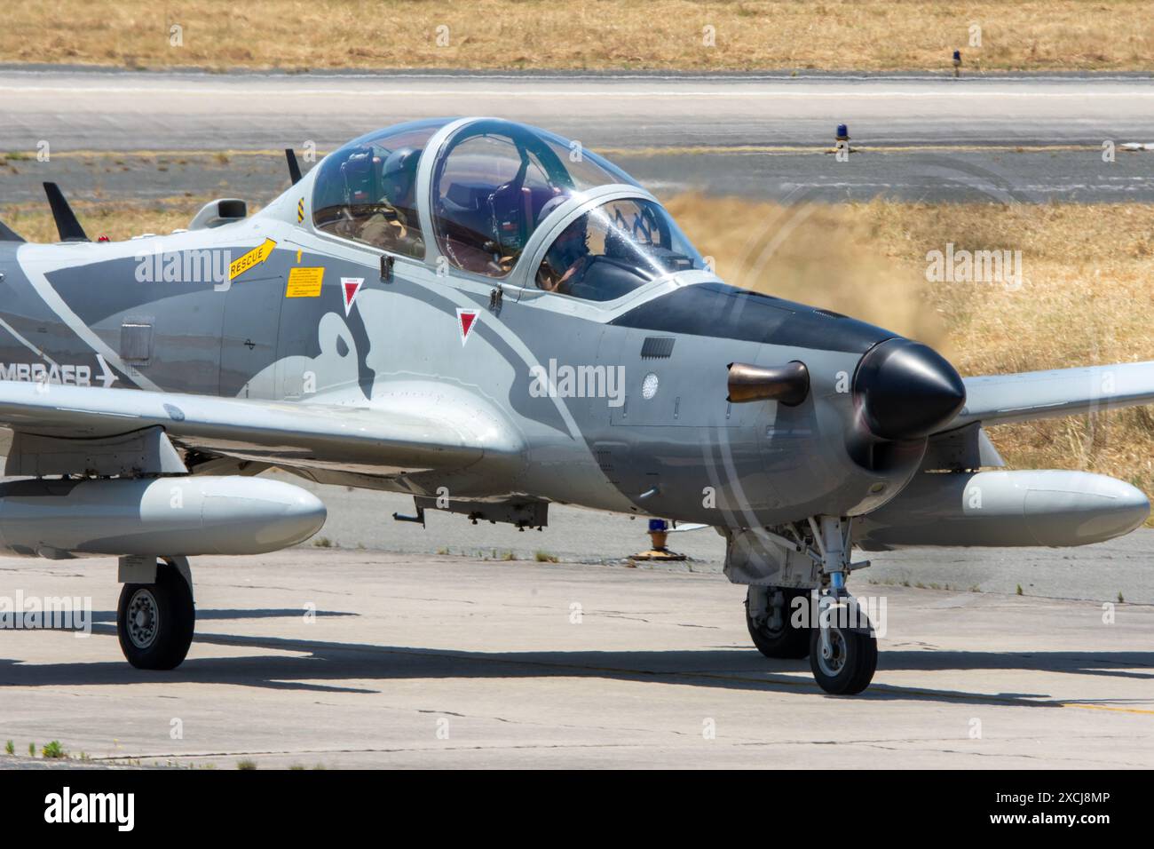 Embraer EMB 314 Super Tucano at the Beja Air Festival Stock Photo - Alamy