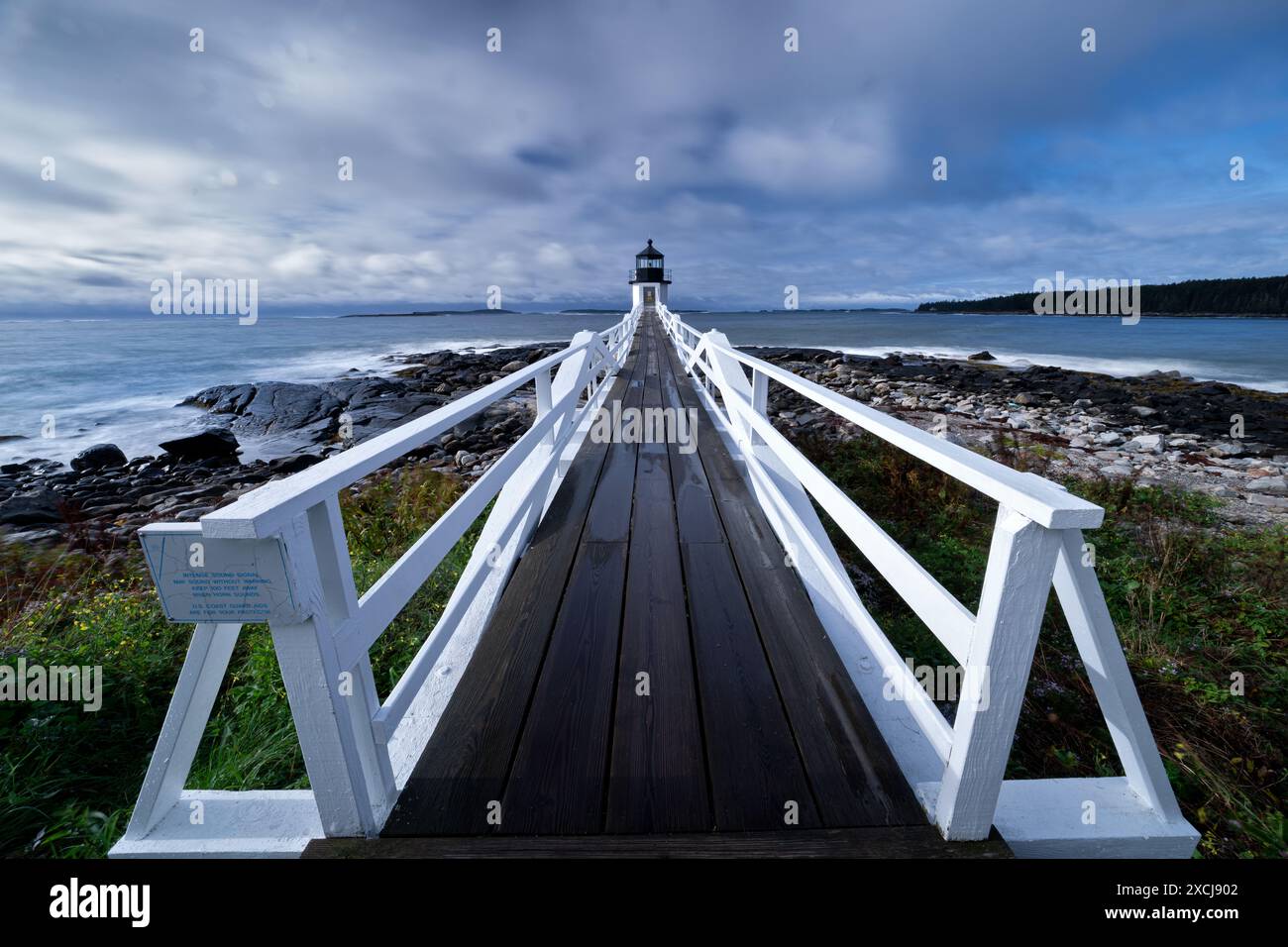 Entry way to marshall point lighthouse hi-res stock photography and ...