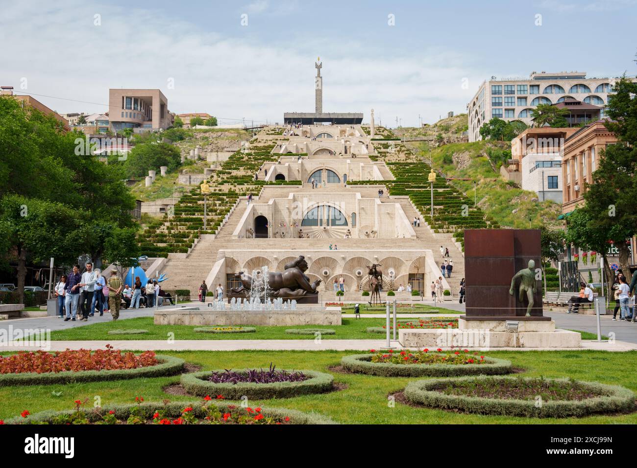 Yerevan cascade complex hi-res stock photography and images - Alamy