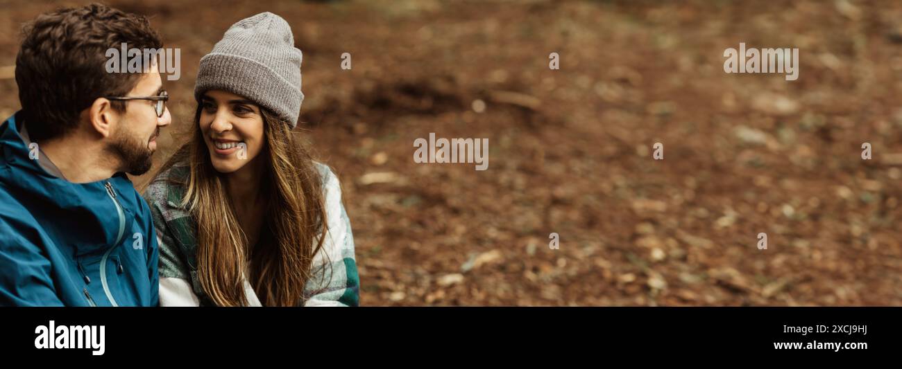 Sharing a day in the woods hi-res stock photography and images - Alamy